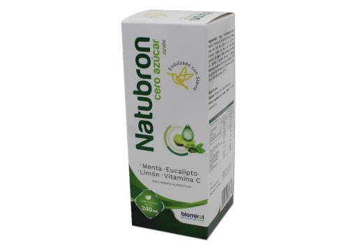 Natubron Cero Azúcar Suplemento Alimenticio Con 240 Ml Jarabe ...