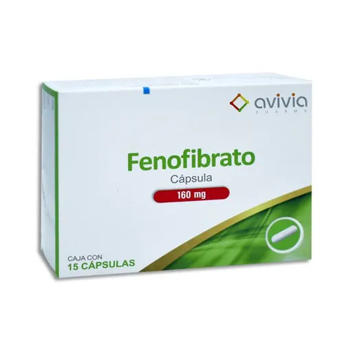 Fenofibrato 160 Mg Con 15 Cápsulas - Farmacia a domicilio