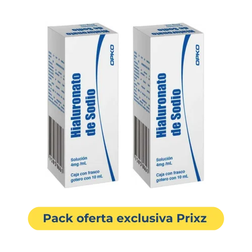 Hialuronato De Sodio 4Mg Solución 10Ml Con 2 Unidades - Farmacia Prixz