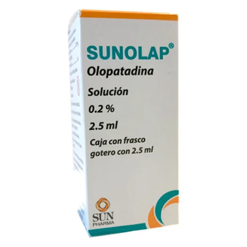 Sunolap Solución 0.2% 2.5 mL – Conjuntivitis alérgica