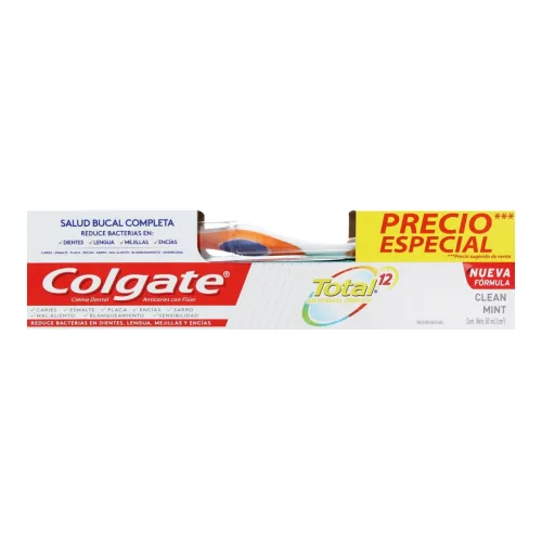 Cepillo dental colgate 360 + pasta dental total 12 50 ml. - Compra en Prixz