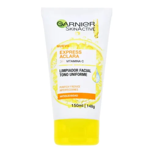 Gel limpiador facial garnier skinactive express aclara 150 ml ...