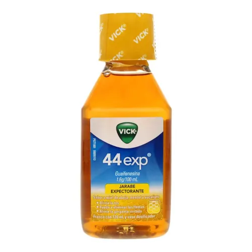 Vick 44 Miel Expectorante Jarabe 120 ml - Resfriado común