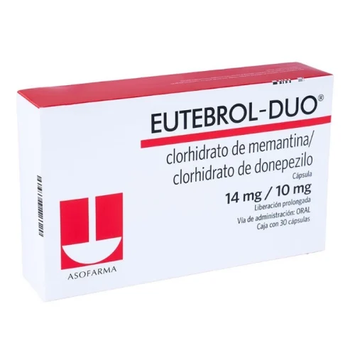 Eutebrol Duo 14 Mg / 10 Mg Con 30 Cápsulas | Farmacia Online Prixz
