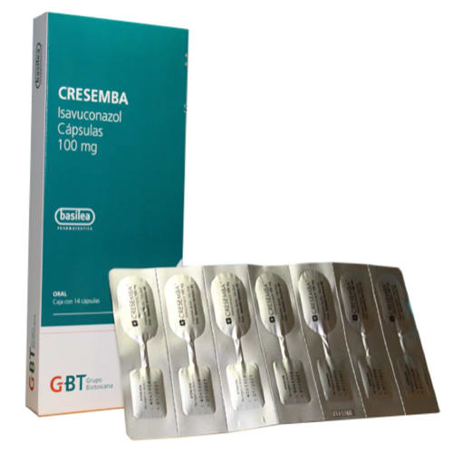 Cresemba 100 Mg Con 14 Cápsulas | Farmacia Online Prixz