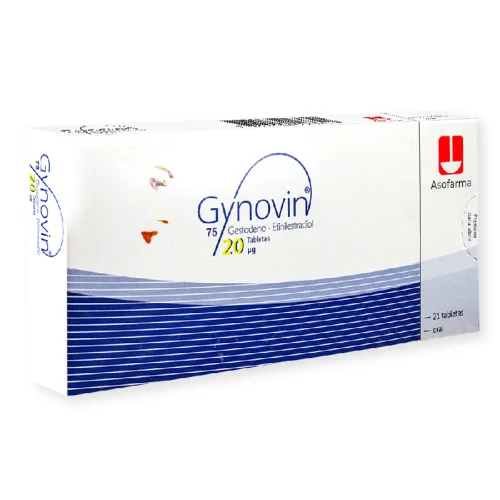 Gynovin 75/20 Mcg Con 21 Tabletas | Farmacia Online Prixz
