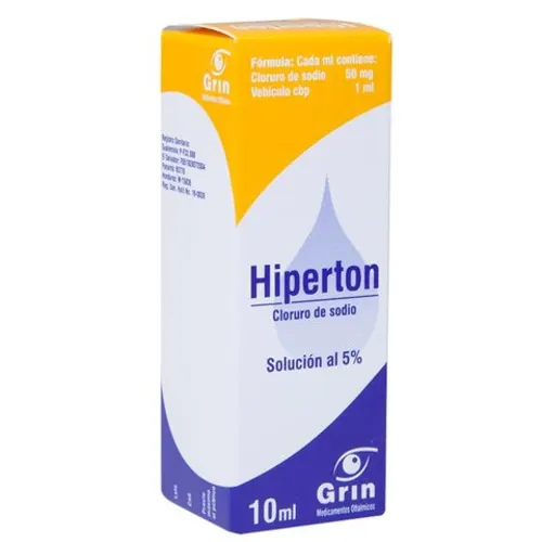 Hiperton 5% Solución Oftálmica 10 Ml | Farmacia Online Prixz