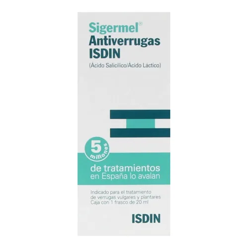 Sigermel Antiverrugas 20 Ml Solución Prixz Farmacia Online