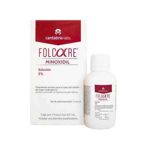 Folcare Minoxidil Solución 5% Con 60 Ml Prixz Farmacia Online