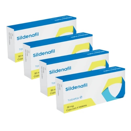 Sildenafil 50 Mg Con 4 Tabletas Pack 4 Unidades | Farmacia Online Prixz