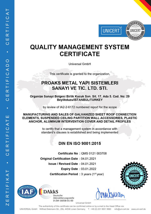 Company Certifications, Quality Management, Factory Production