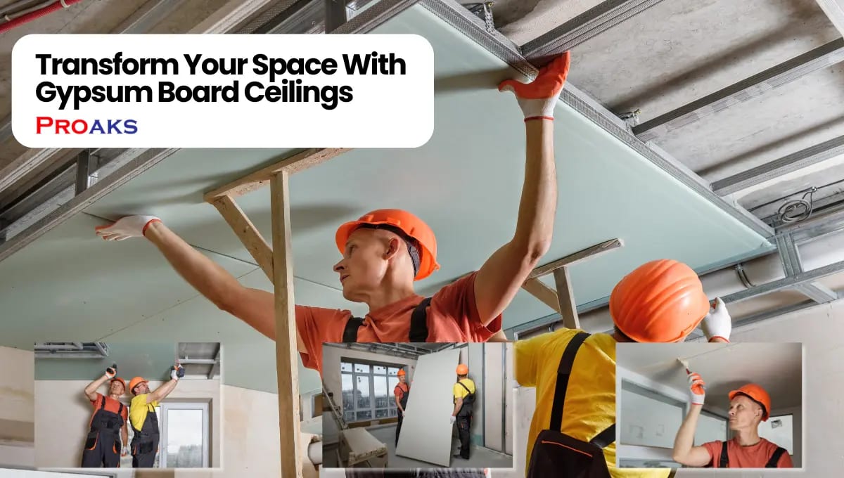 Transform Your Space With Gypsum Ceilings