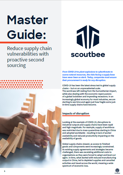 Marketplace - Procurement Leaders | Master Guide: Reduce supply chain ...