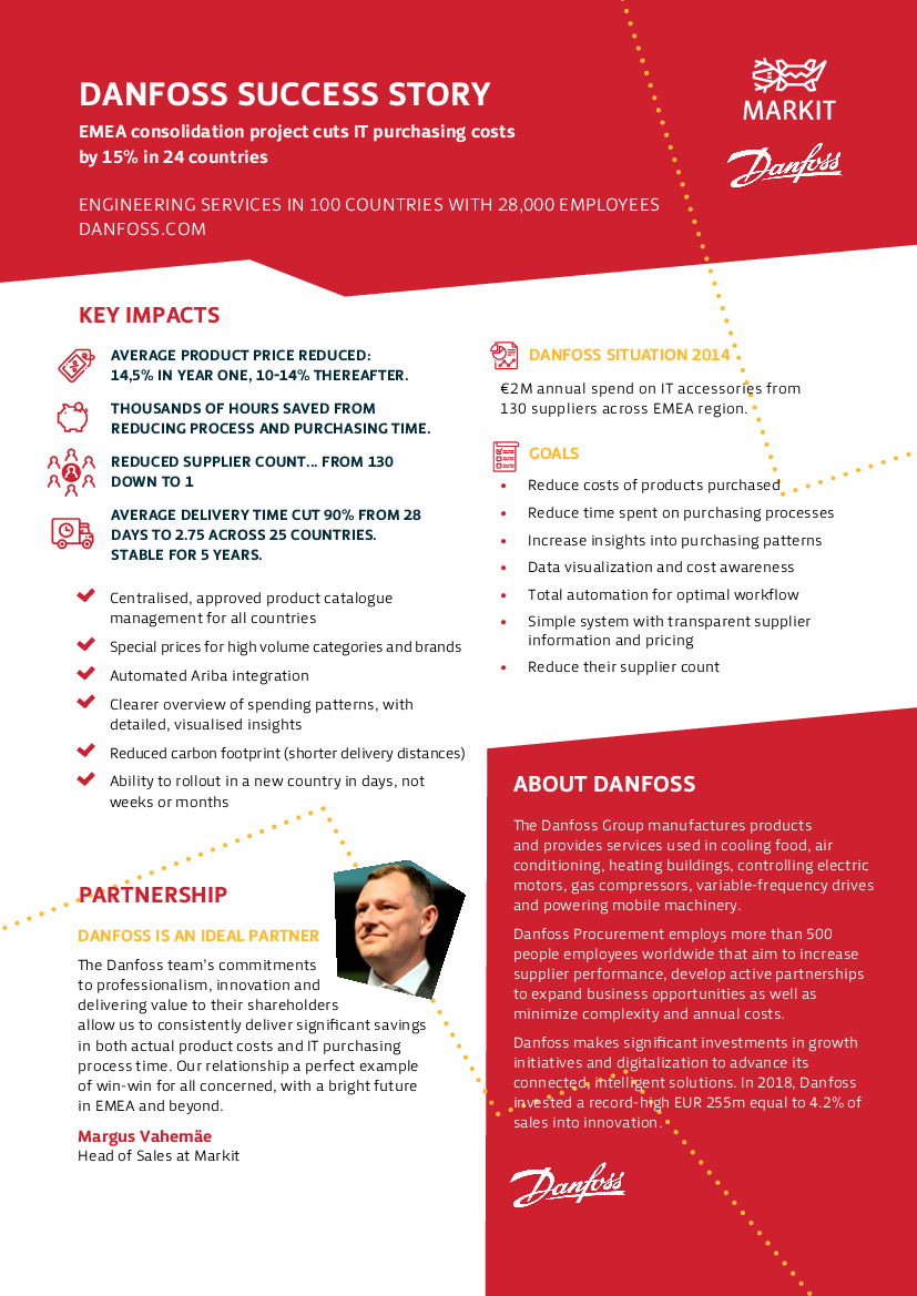 Marketplace - Procurement Leaders | Danfoss Success Story - MARKIT Marketplace - Procurement Leaders | Danfoss Success Story - MARKIT