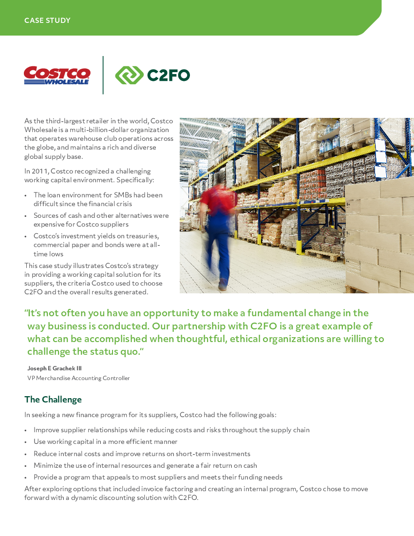 Marketplace - Procurement Leaders | Costco Case Study - C2FO