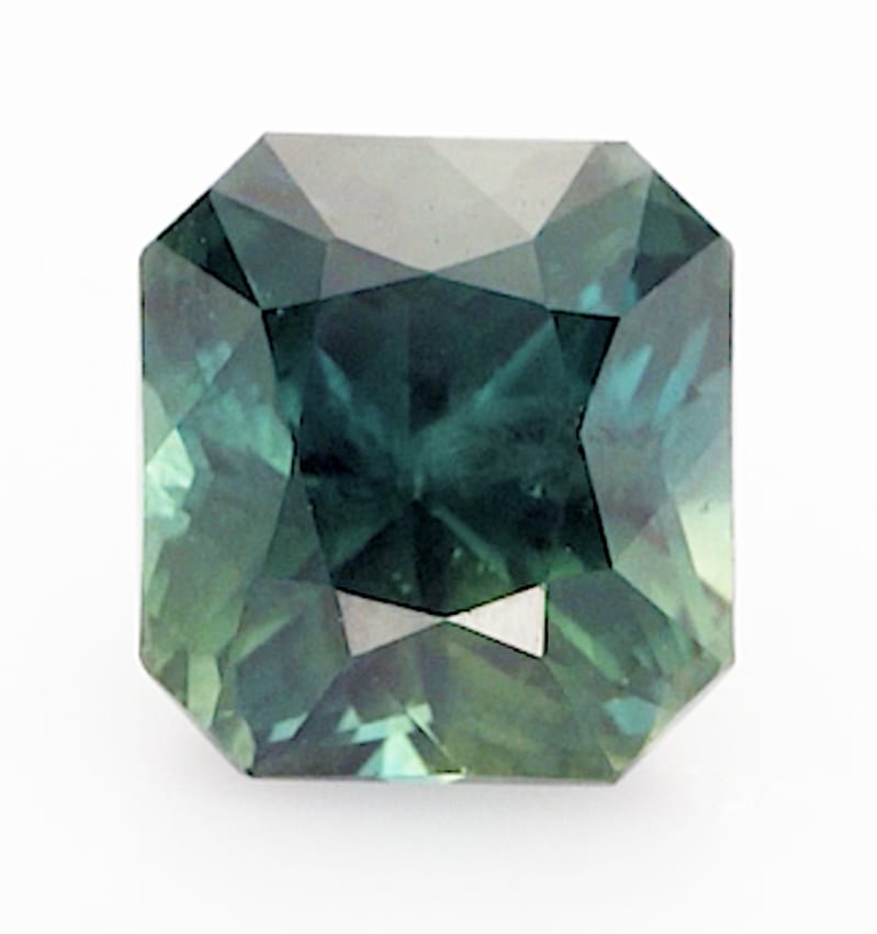 2.14ct Octagon teal sapphire | Aardvark Jewellery