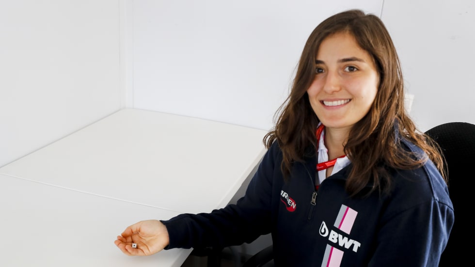 Calderon reveals her sporting hero and racing themed guilty pleasure