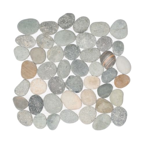Pebble Tile Borneo Mix - Natural by Zen Paradise - Waukesha or Madison ...