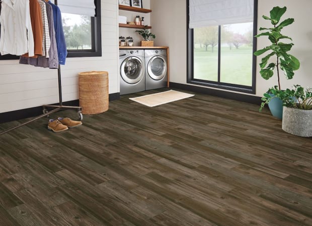 Stratamax Pro Deep Creek Timbers Dark Mocha 12' by Armstrong Flooring ...