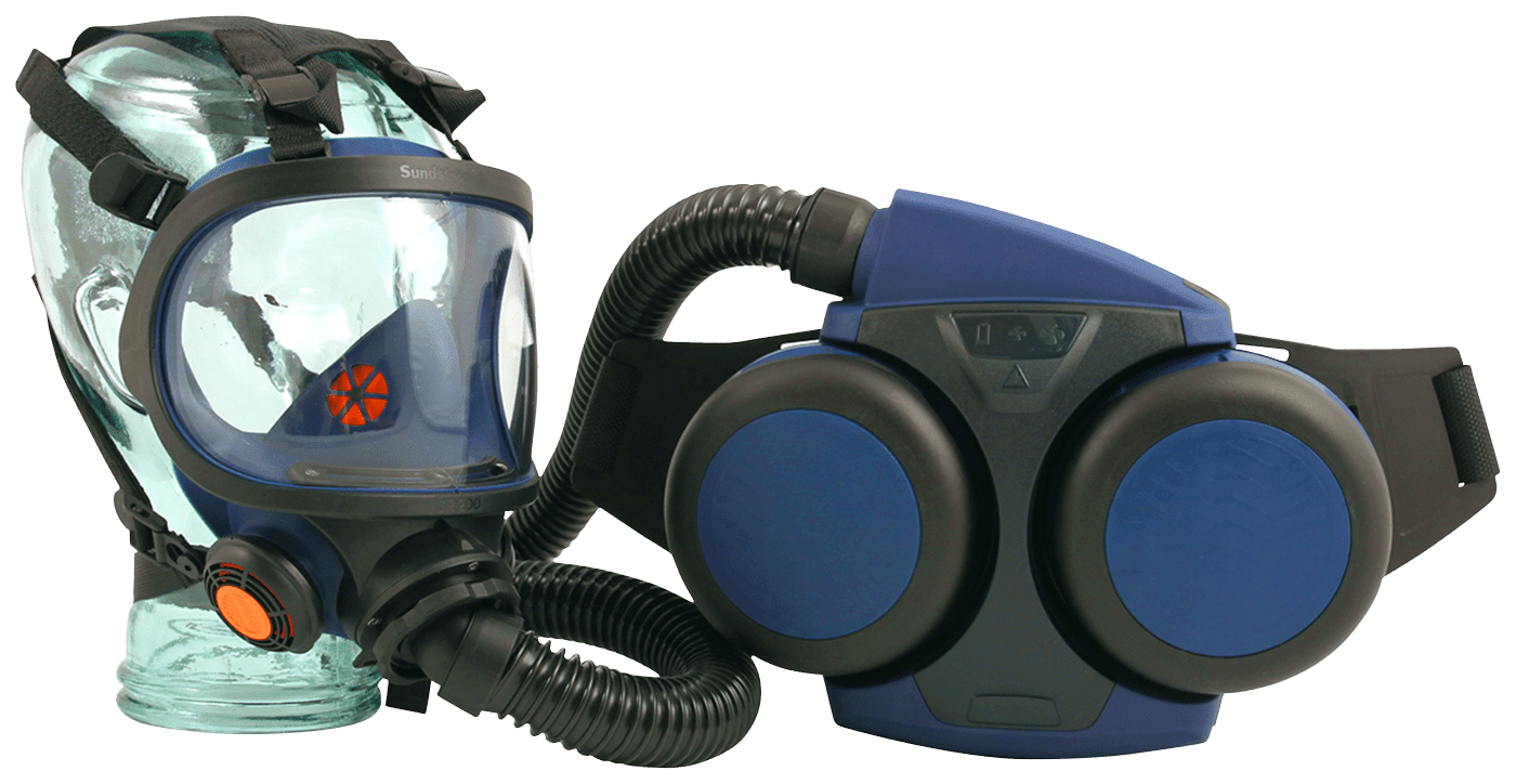 Helmaske SR500/200 kompl. viftedrevet Sundstrøm | Proff Norge