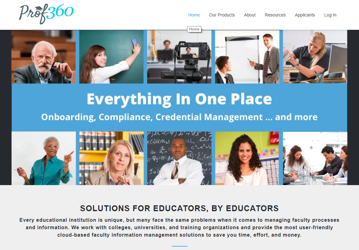 Prof360 - Adjunct Faculty Information and Resource Management (FIRM)