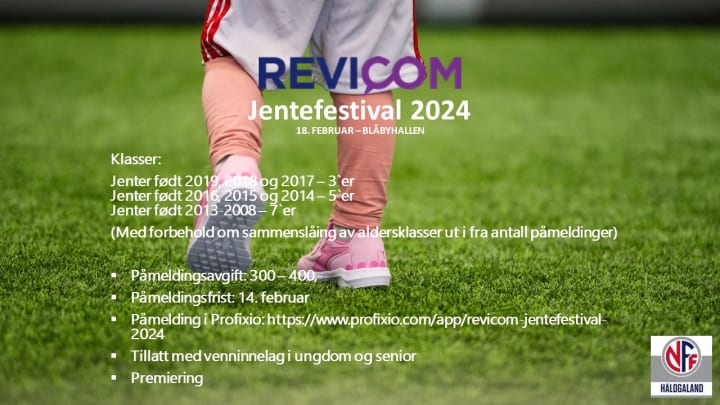 Revicom - Jentefestival 2024 - Profixio