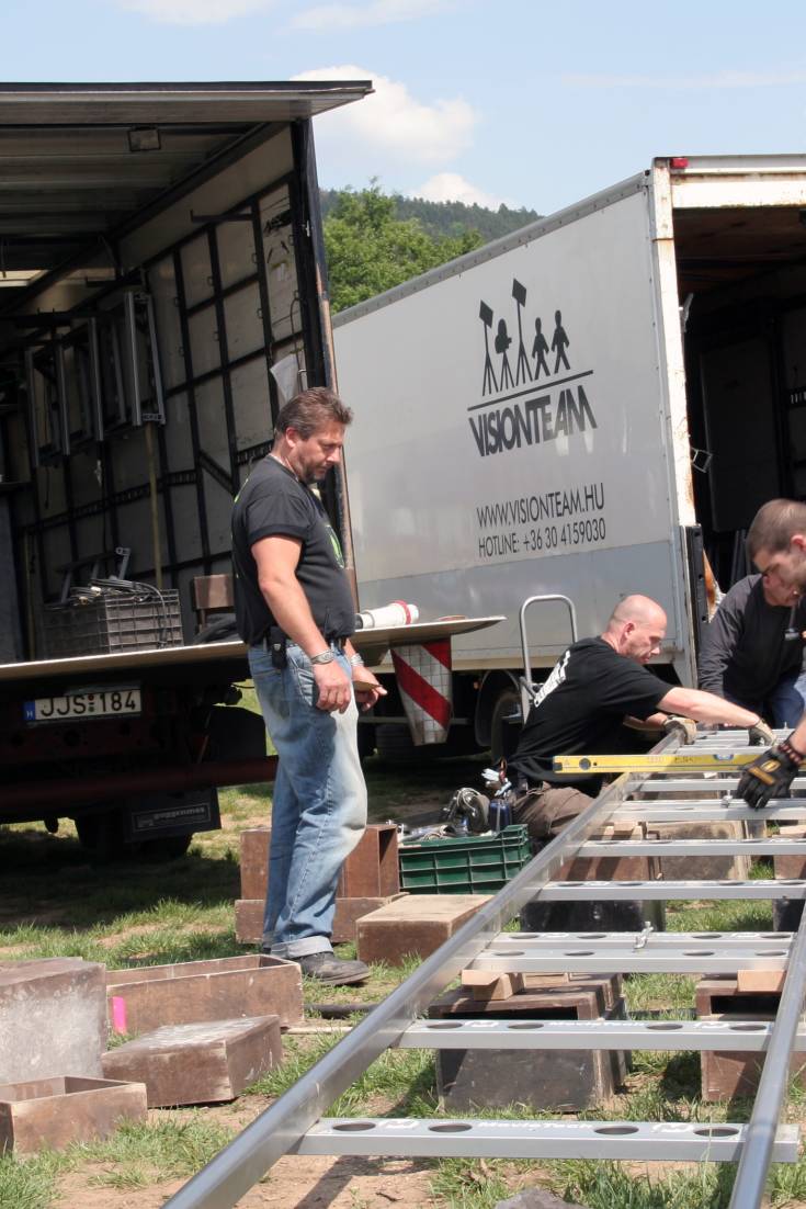 Film Crews in Budapest, Hungary