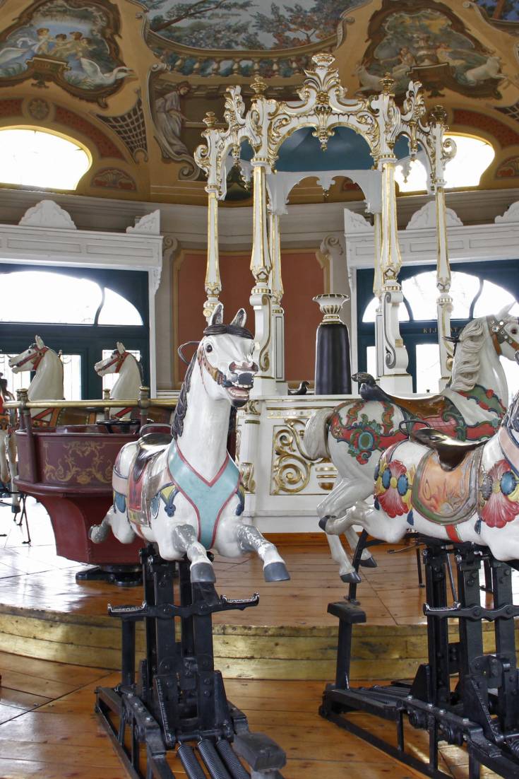Vintage Carousel in Hungary for Film & Still Shoots