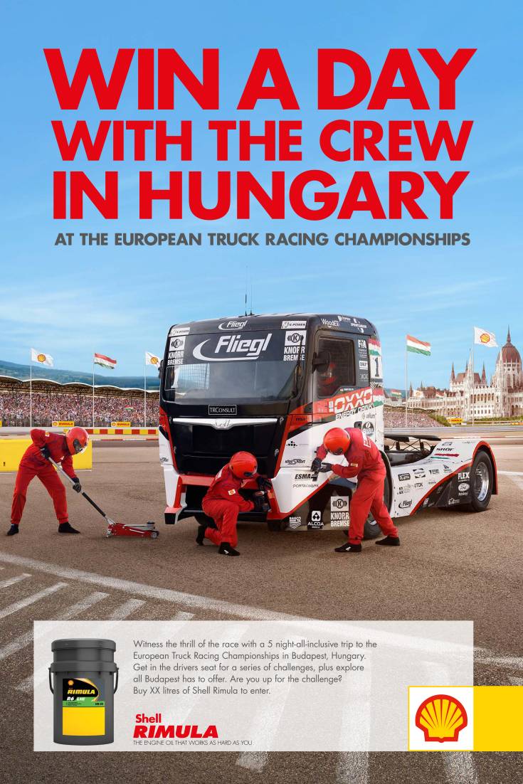Advertising Photo for Shell - Shot at the Formula 1 Race Track of Hungary