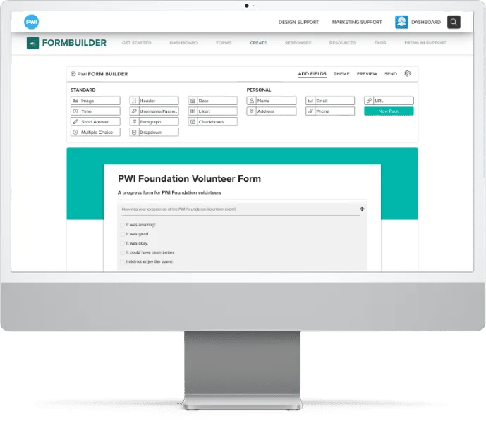 Custom Form Builder for Nonprofits | Project World Impact