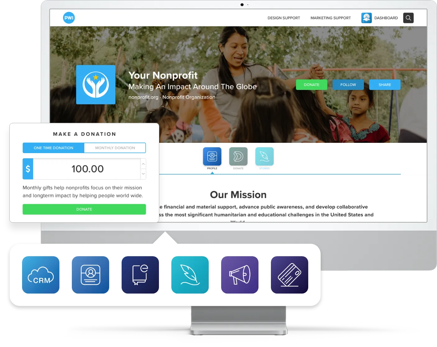 Free Forever Plan | Nonprofit Software | Project World Impact