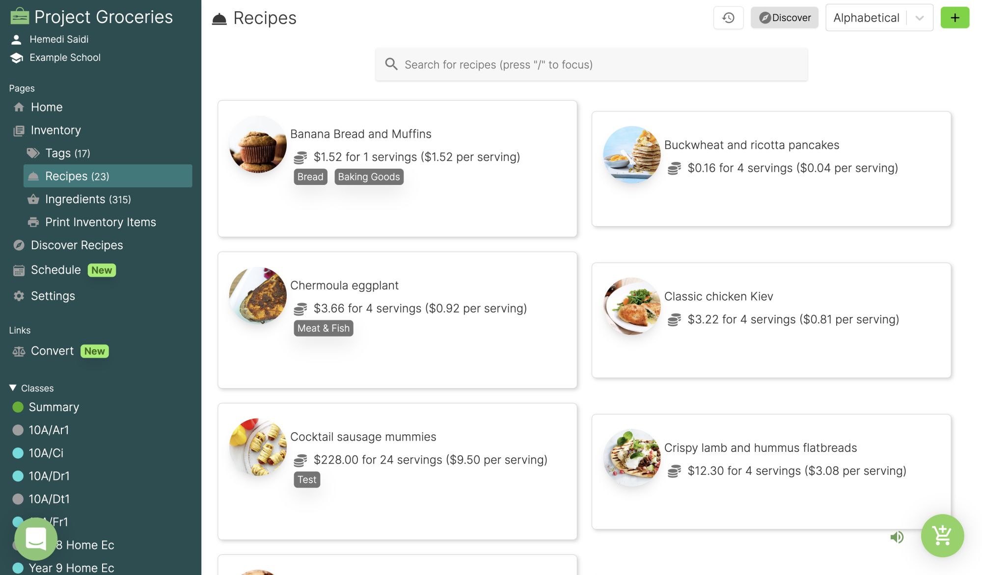 ClassCart - The school food ordering system that saves you time.