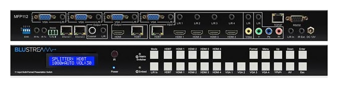 Blustream 11 input Multi-Format Presentation Switch (MFP112) at P