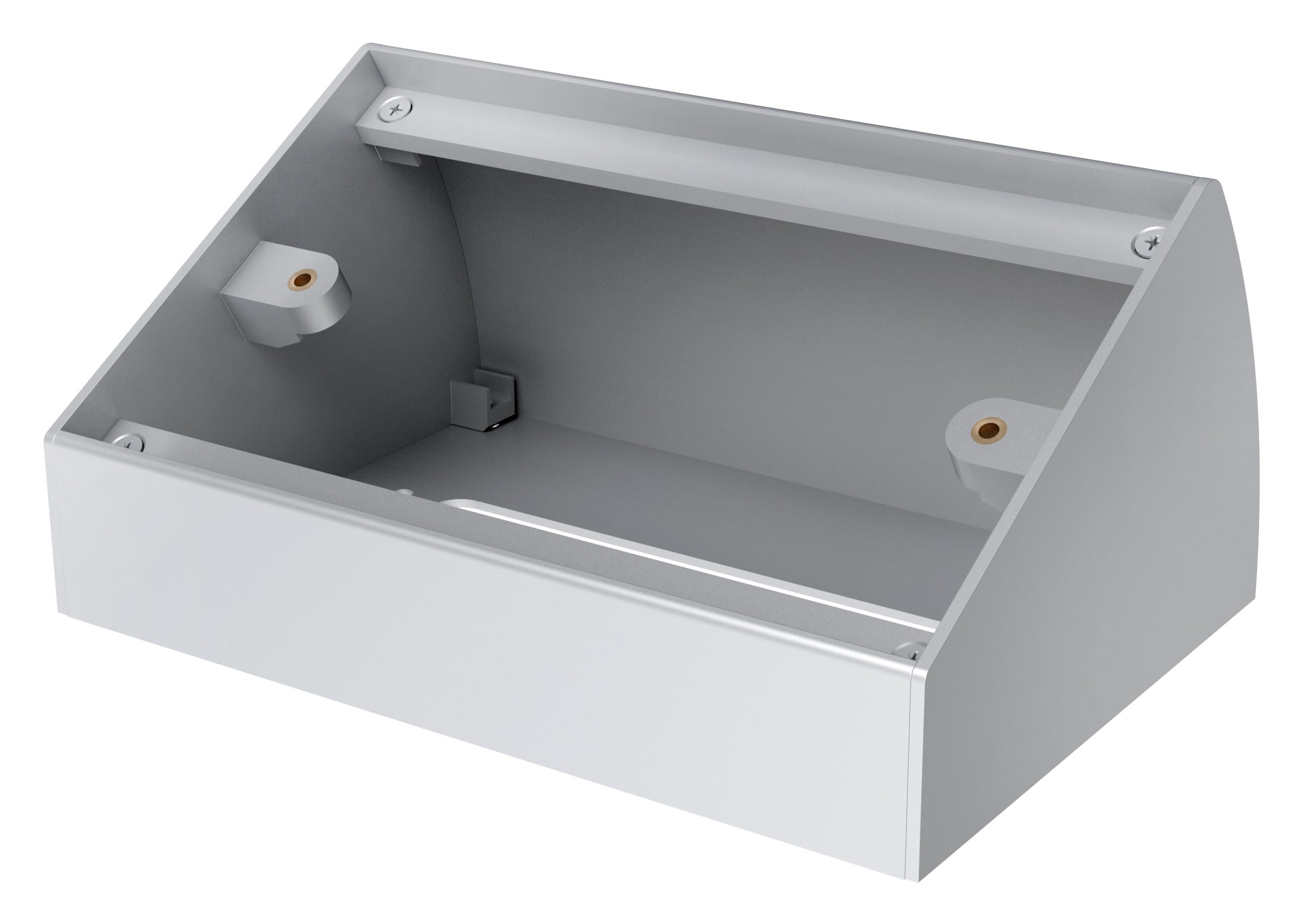 Techconnect Aluminium 2-Gang Table-Mounted Backbox (2485132 ...