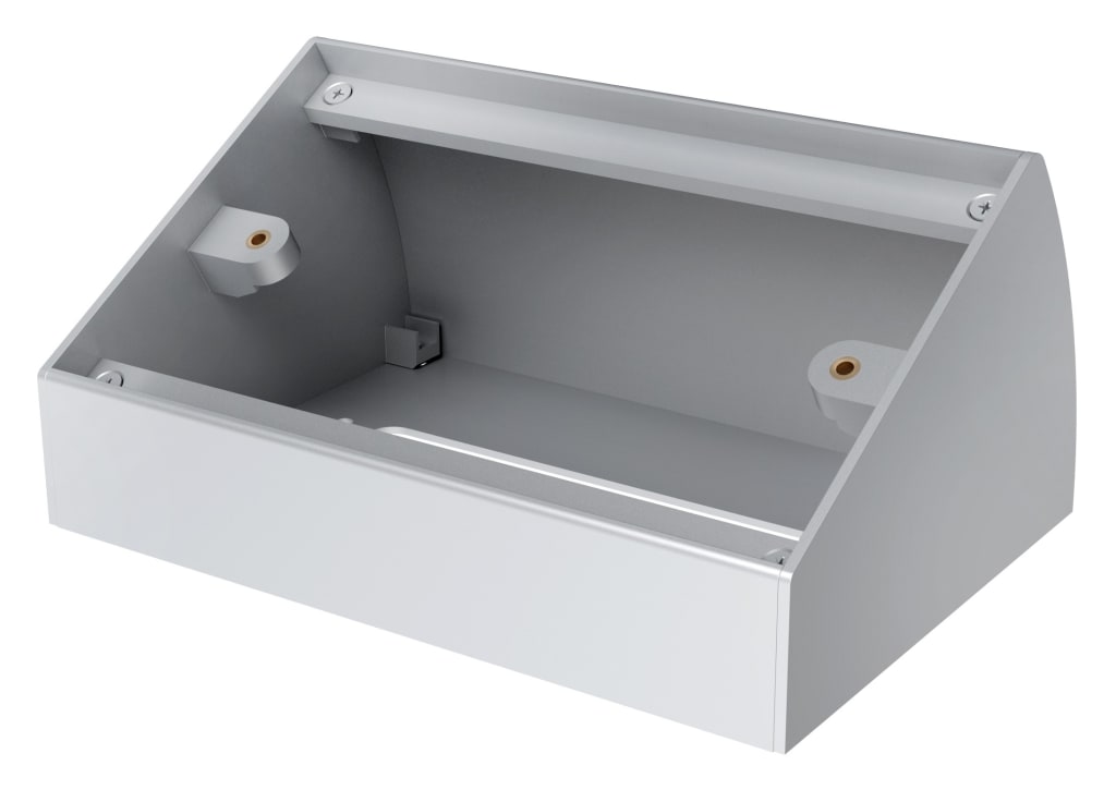 Techconnect Aluminium 2-Gang Table-Mounted Backbox (2485132 ...