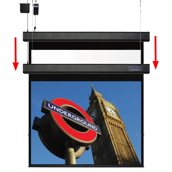 Sapphire Electric Two Motor Drop-down Screen - 3048 X 2286mm - 4:3 ...