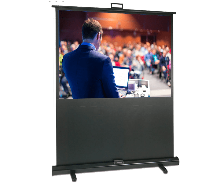 Portable Pull-Up Projector Screens - Projectorpoint