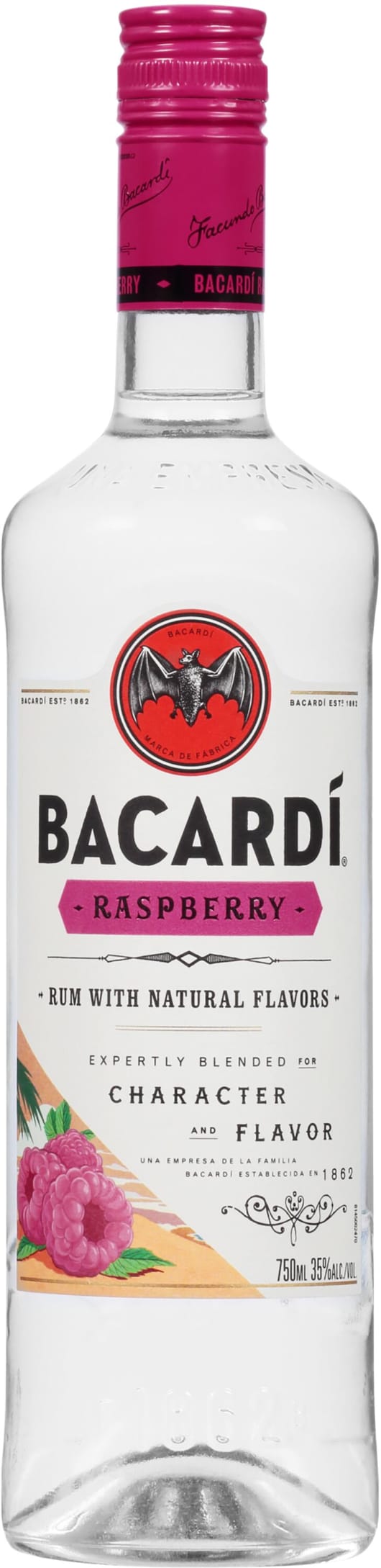 Bacardí Raspberry Flavored White Rum - 750mL Delivery in COLORADO ...