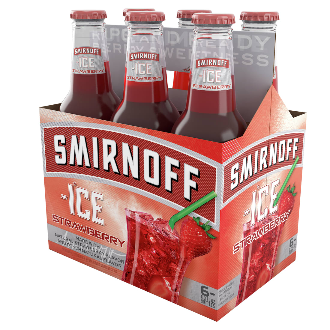 Smirnoff Ice Strawberry 6 pack 6 pack bottles Delivery in Long Beach ...