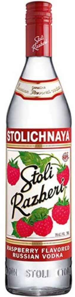 Stolichnaya Raspberry Flavored Vodka - 750mL Delivery in New Port ...