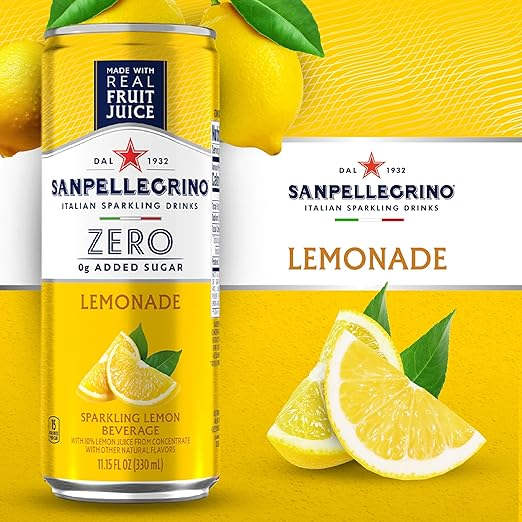 San Pellegrino Zero Lemonade 6x112oz Cans Delivery In Brooklyn Ny Thrifty Beverage Center