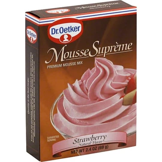 Dr Oetker Mousse Mix, Instant, Strawberry / unit Delivery in Glendale ...