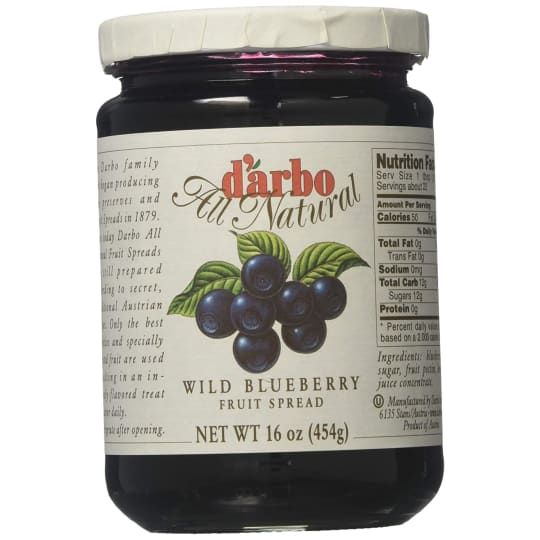 Darbo Fruit Spread, Wild Blueberry 16 oz Delivery in Glendale, CA ...