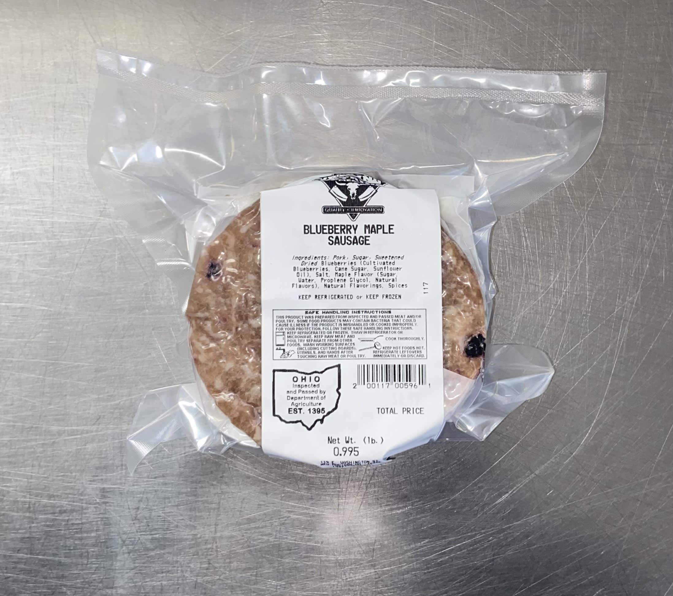Blueberry Maple Sausage Patties - 4 pack - 1lb Delivery in New Madison ...