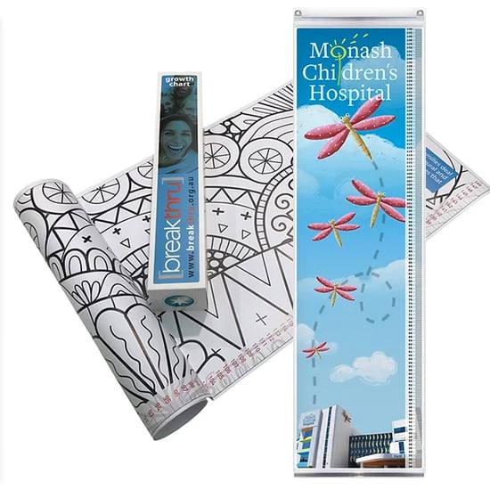 Custom Growth Chart (with Hanger) GROWTH CHART WITH HANGER AND COL from ...