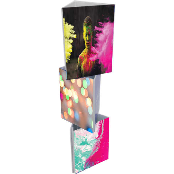 Stackable Corflute Triangles - Liquid Promotions