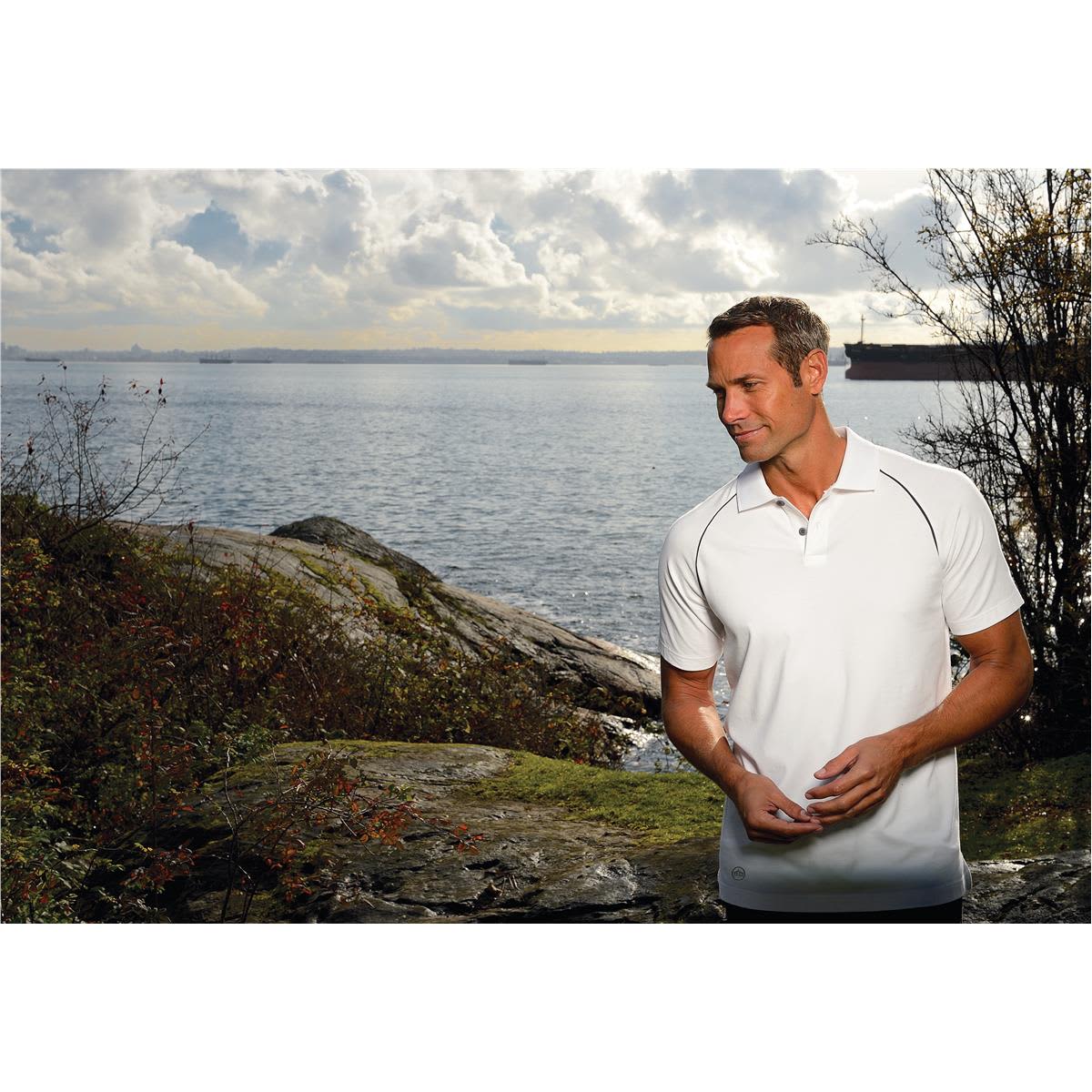 Men's Piranha Performance Polo IPS-4 from Legend Life | Polo Shirts ...