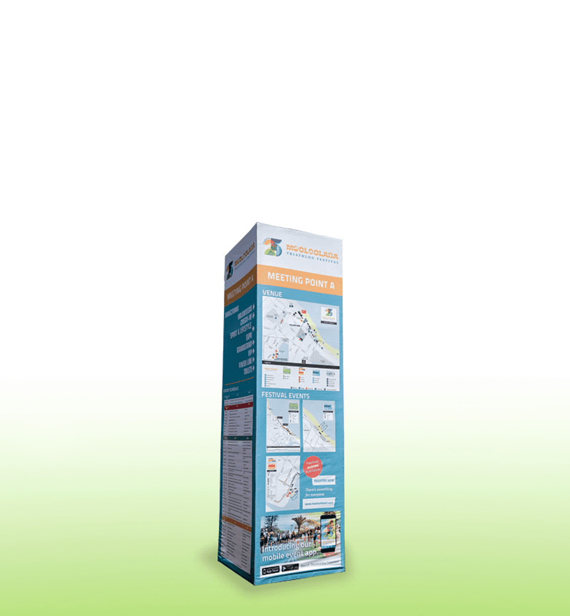 INFO PILLAR WRAP - Event Information Sign Wraps - Signage EPWP from ...