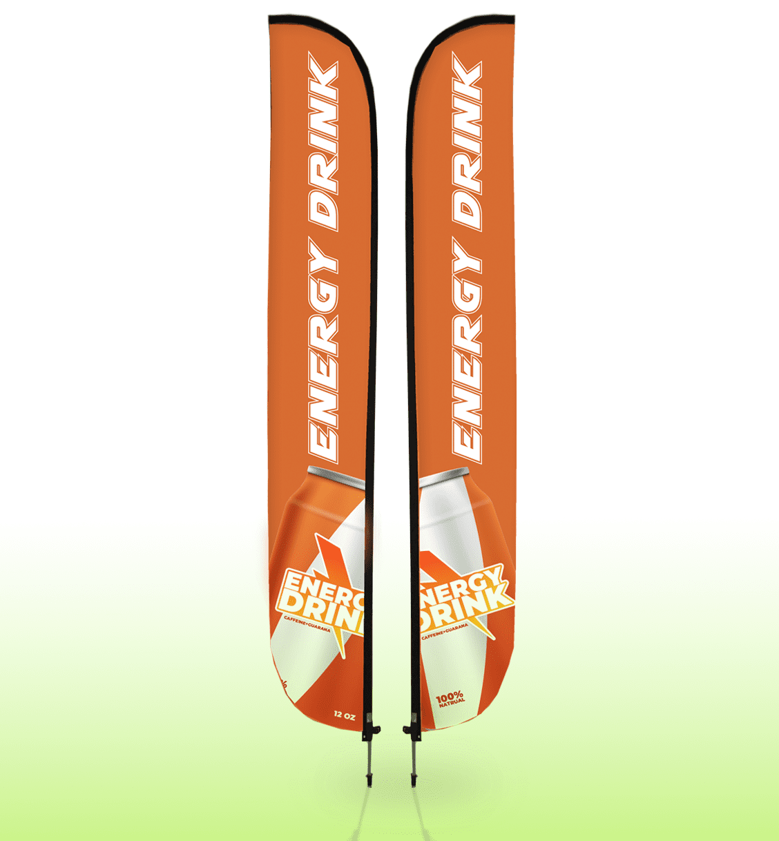 SURF BANNER - Large Double Sided Banners - Feather Bow Flag FSLD from ...