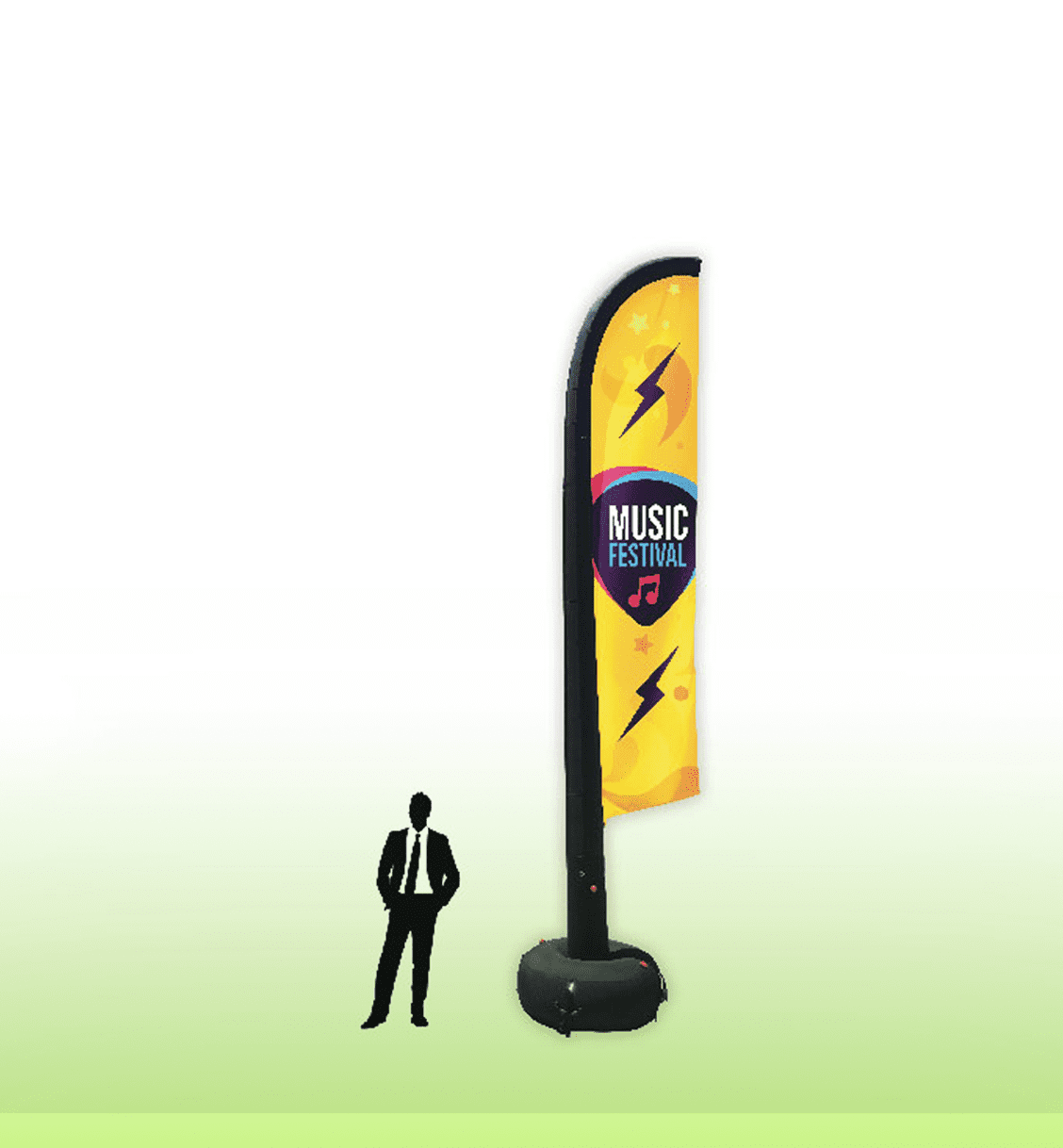 INFLATABLE GIANT FLAG Banner - Air Flags INFF from Expanda Sign ...